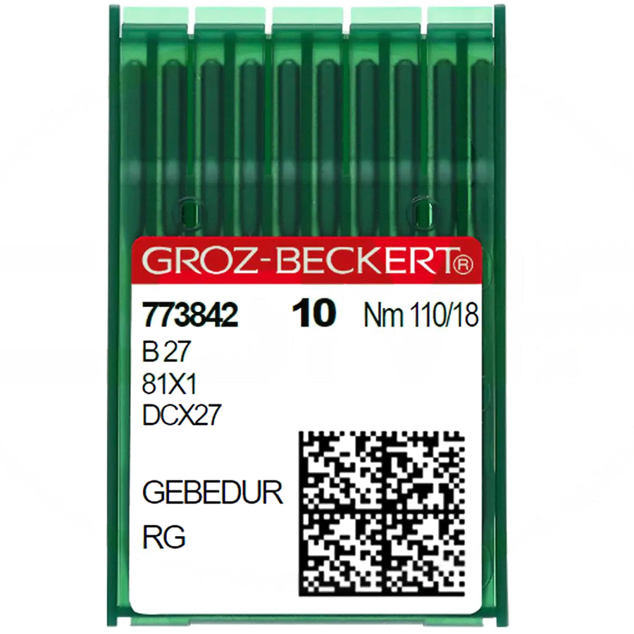 Groz-Beckert DCx27 RG GEBEDUR | Титановые иглы для оверлока